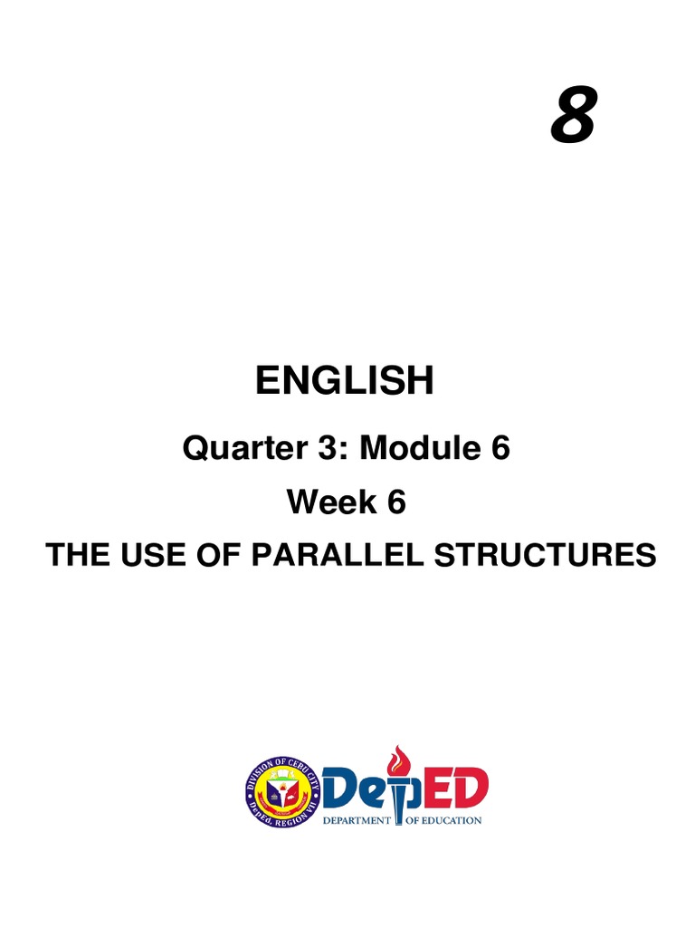 Copy-of-English8 Quarter3 Module6 | PDF | Verb | Adverb