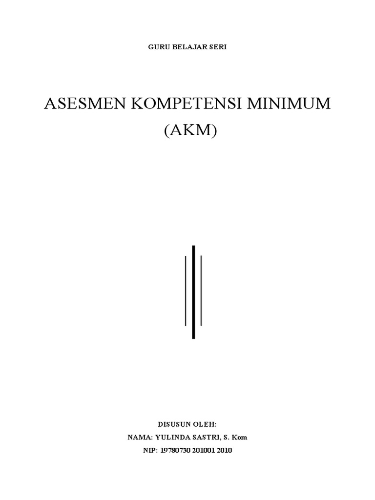 Laporan Webinar AKM | PDF