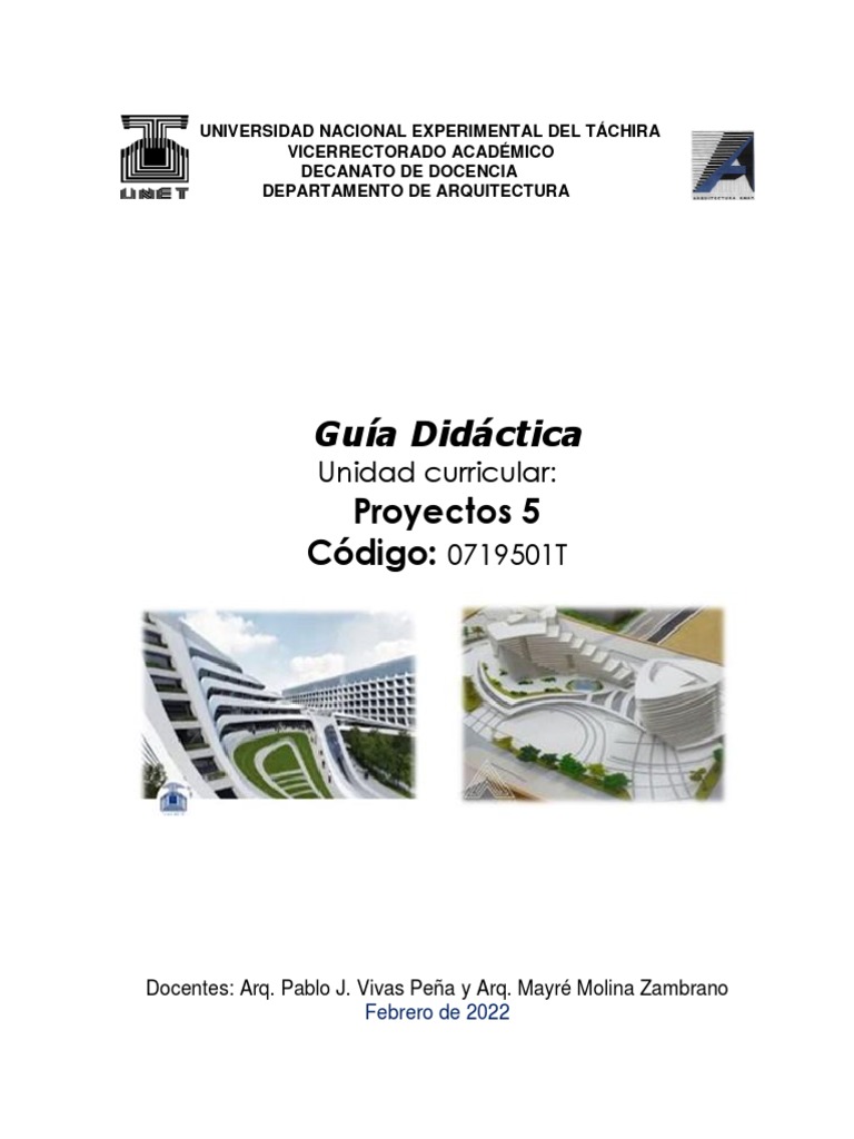 Proyecto V - 2022-1 Guía Didáctica | PDF