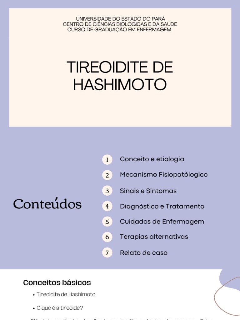 Tireoidite de Hashimoto | PDF | Tireoide | Medicina Clínica