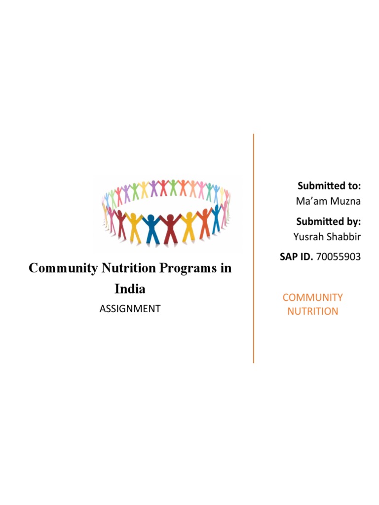 Community Nutrition Programs in India | PDF | Human Nutrition ...