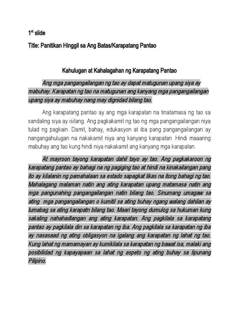 Soslit Explanation | PDF