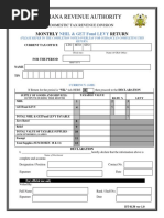 Ghana Revenue Authority: Monthly Vat & Nhil Return | PDF | Value Added ...
