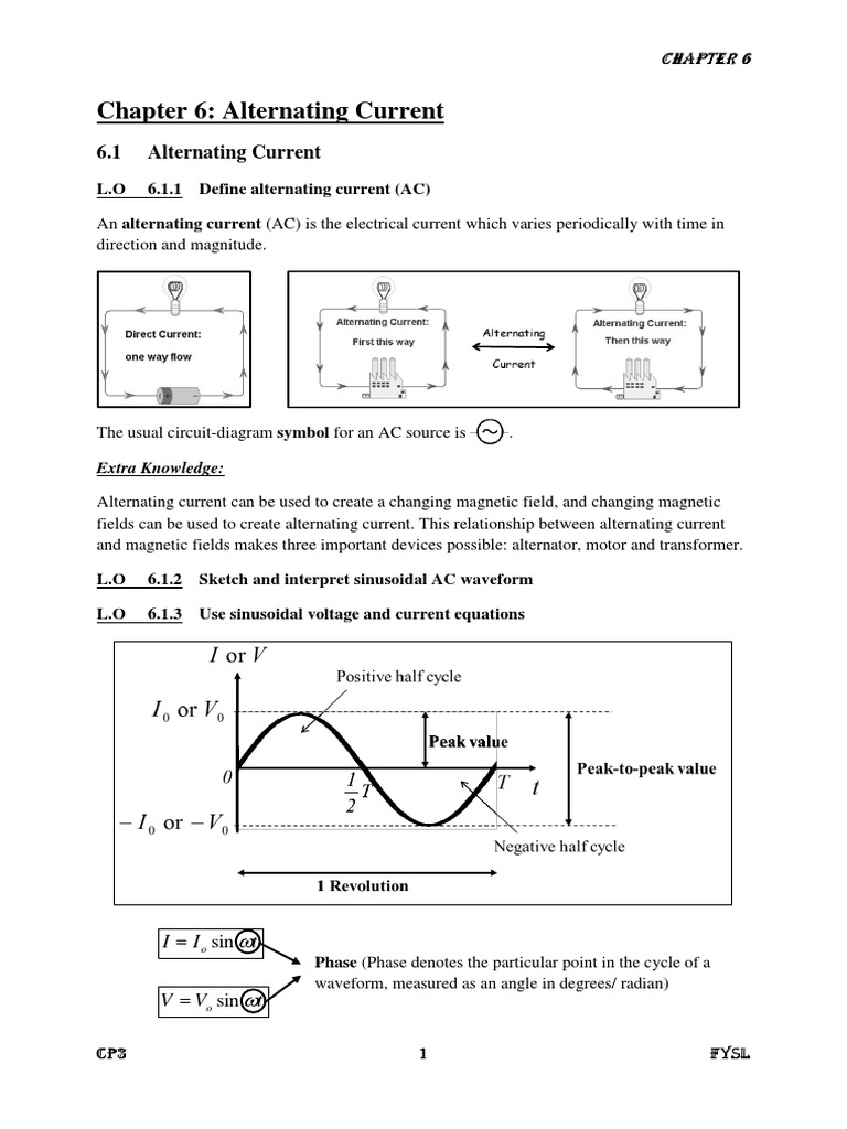 Alternating Current | PDF | Electrical Impedance | Electrical Network