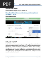 Instalasi Delphi 7 di Windows 10 | PDF