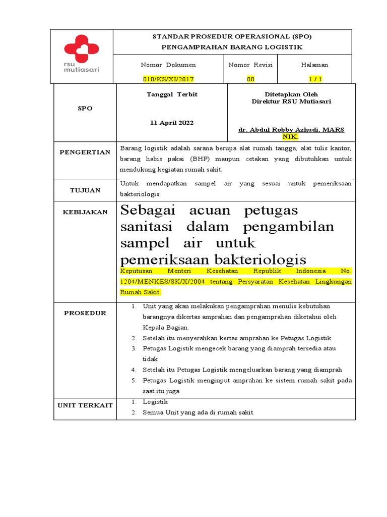 Spo Amprahan | PDF