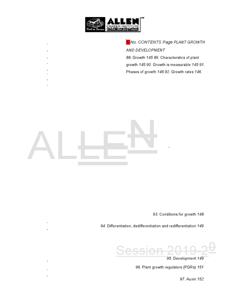 Plant Growth and Development Overview | PDF | Plant Hormone | Root