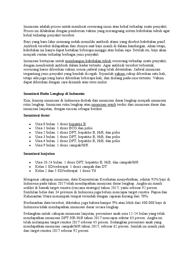Imunisasi Rutin Lengkap Pdf