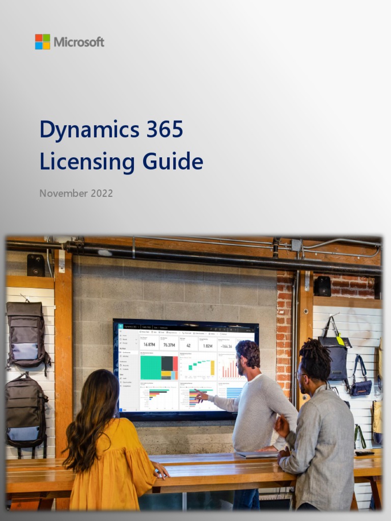 Dynamics 365 Licensing Guide - Nov 2022 | PDF