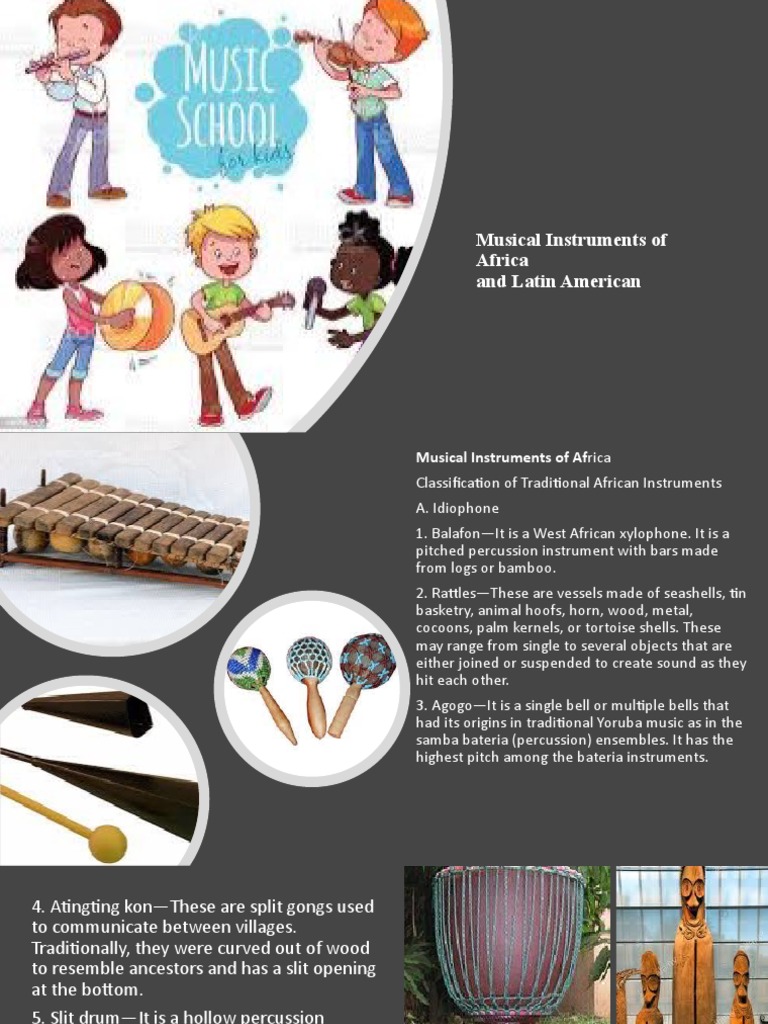 For Students Q2 Musical Instruments of Africa and LATIN AMERICA ...