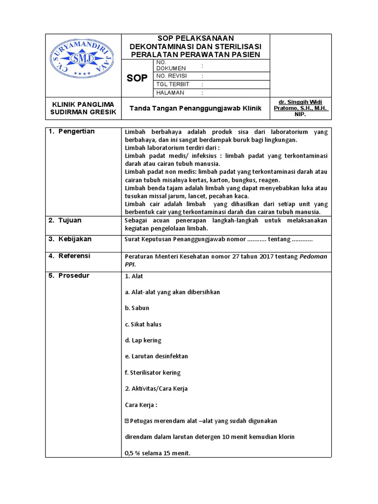 Form Sop | PDF