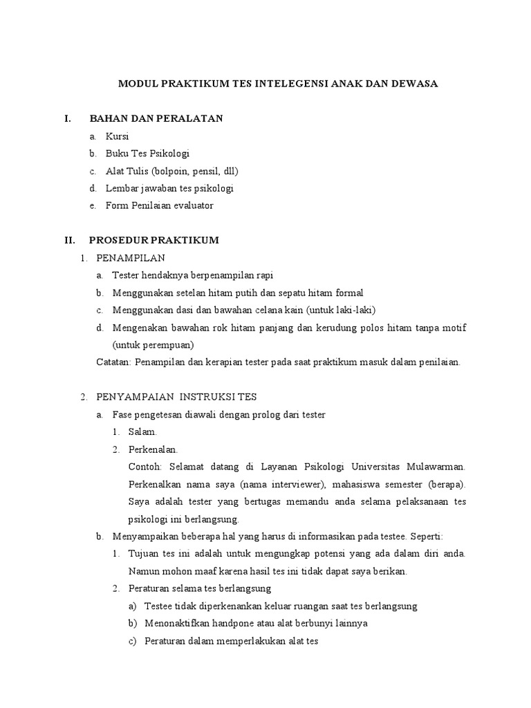 Format Laporan Tiad Pdf