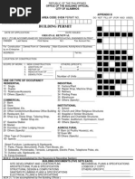 Building Permit Form Sample Quezon City | PDF | Specification ...