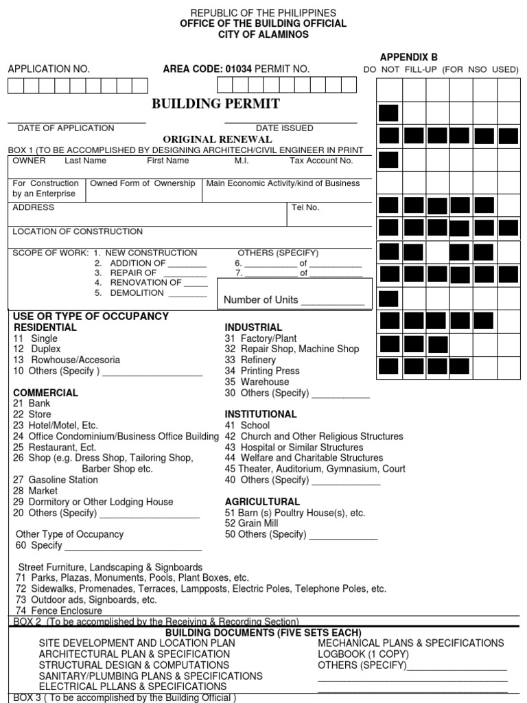 Building Permit | PDF | Architect | Building Code