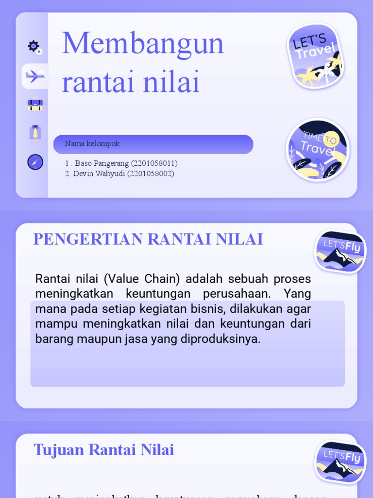 PPT Sti Kel 6 Membangun Nilai Rantai | PDF