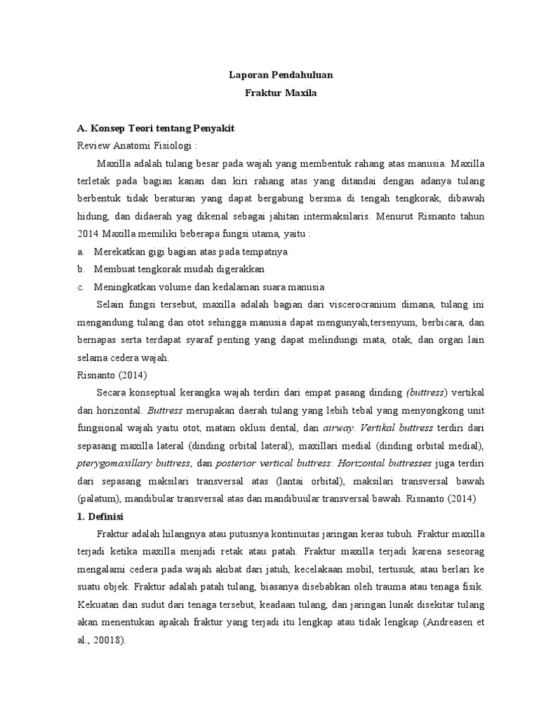 LP Fraktur Maxila Fix | PDF