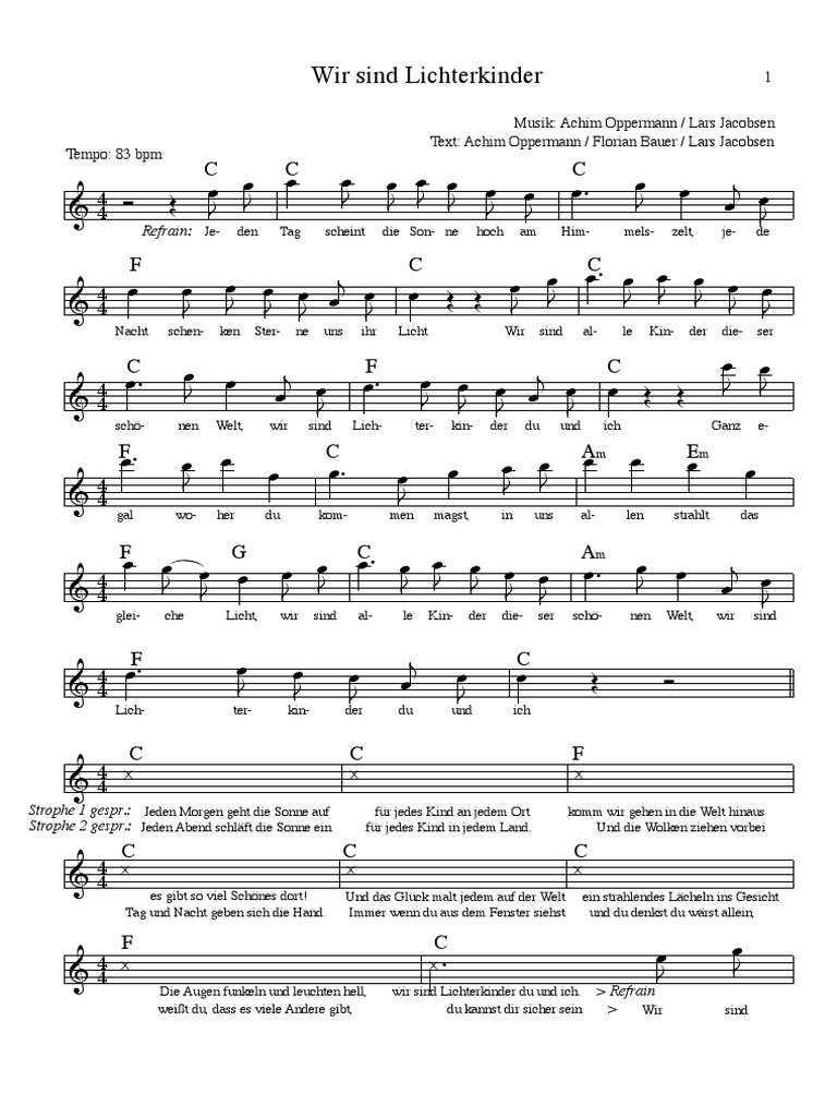 Wir Sind Lichterkinder | PDF