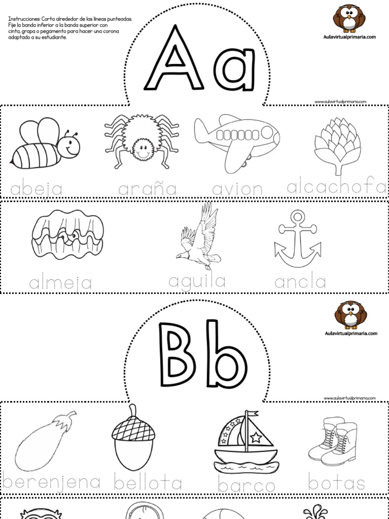 Sombreros para Trabajar El Alfabeto | PDF