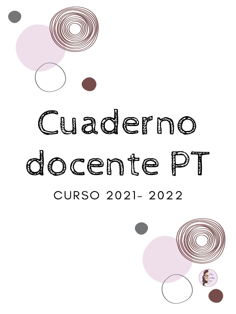 Cuaderno Docente PT 21-22 | PDF