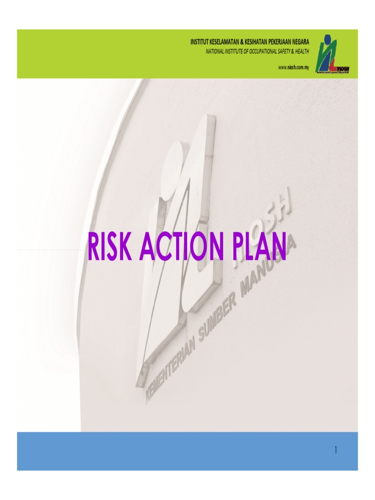 09-Risk Action Plan | PDF | Occupational Safety And Health | Risk