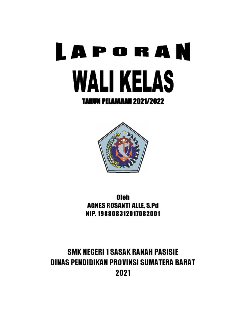 Laporan Wali Kelas Xii TBSM | PDF
