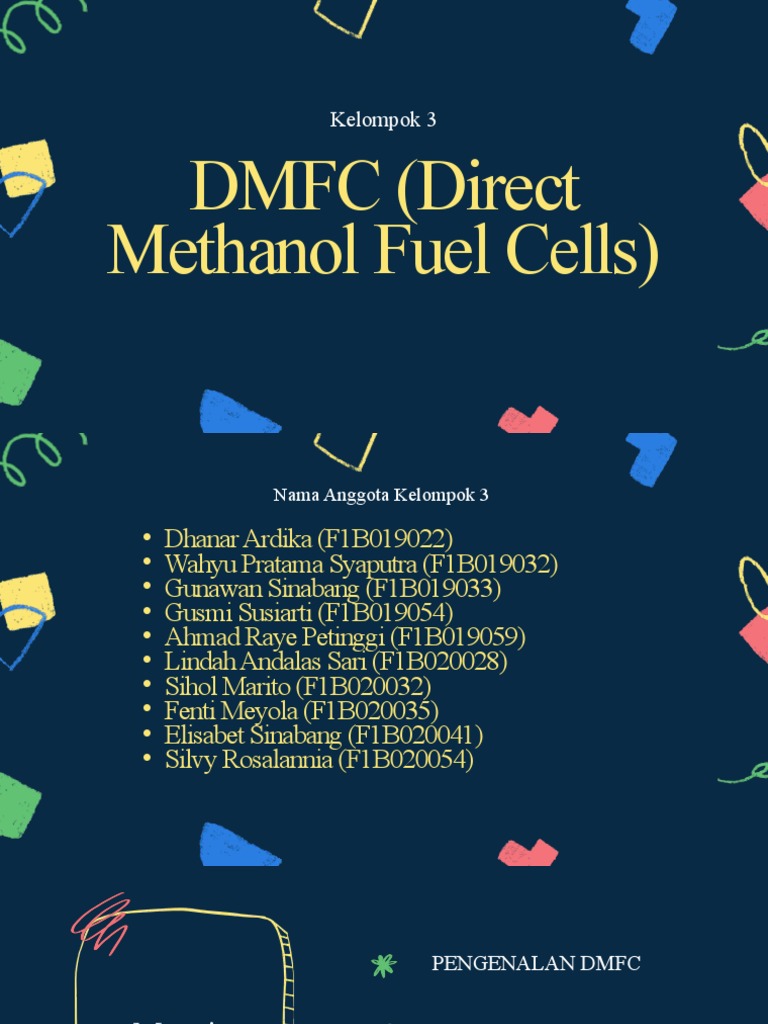 Pengenalan dan Prinsip Kerja DMFC | PDF