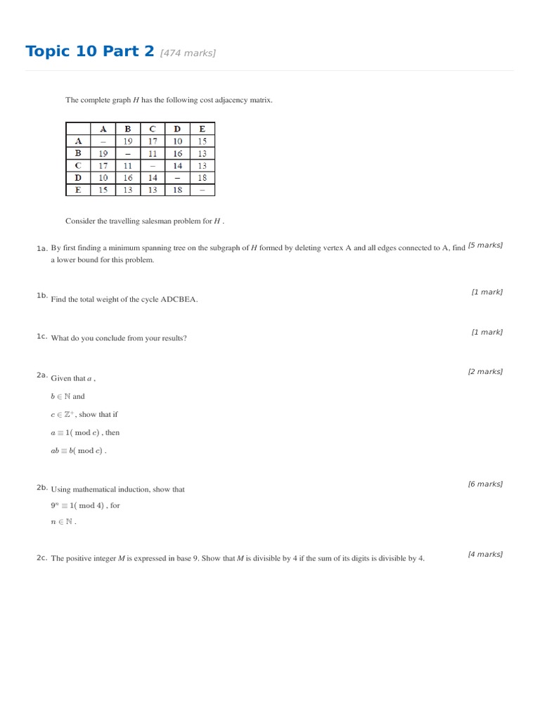 Topic 10 Part 2 T | Download Free PDF | Theoretical Computer Science | Combinatorics