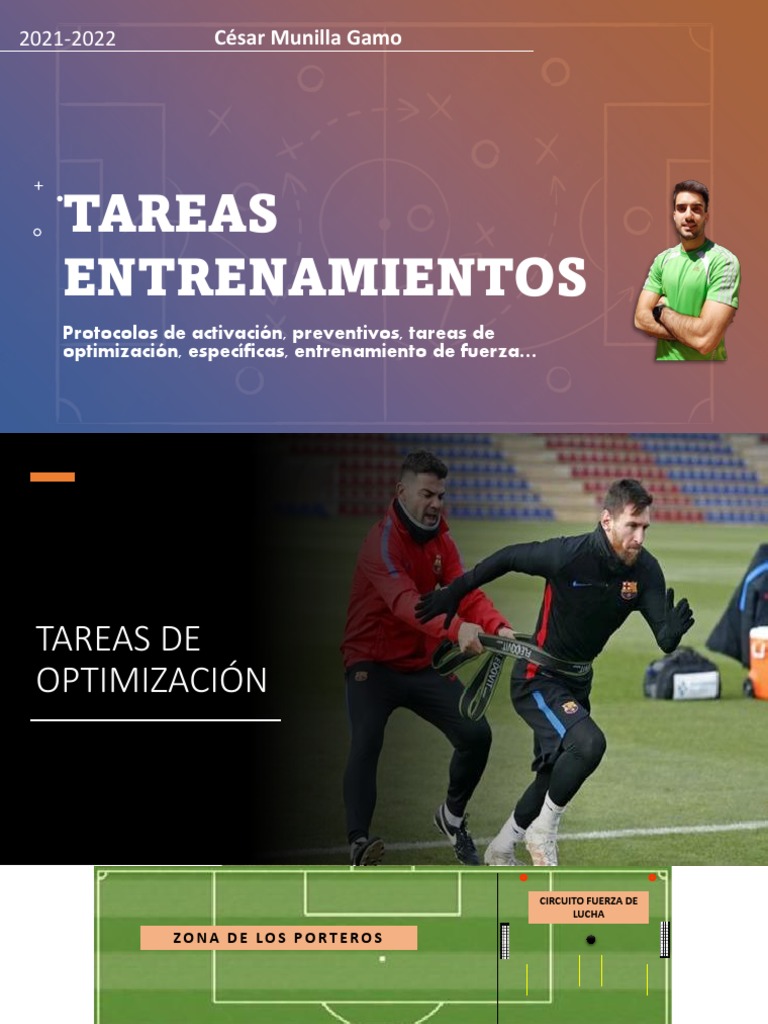Protocolo de entrenamiento fútbol 2021-2022 | PDF | Entrenamiento con pesas | Anatomía humana