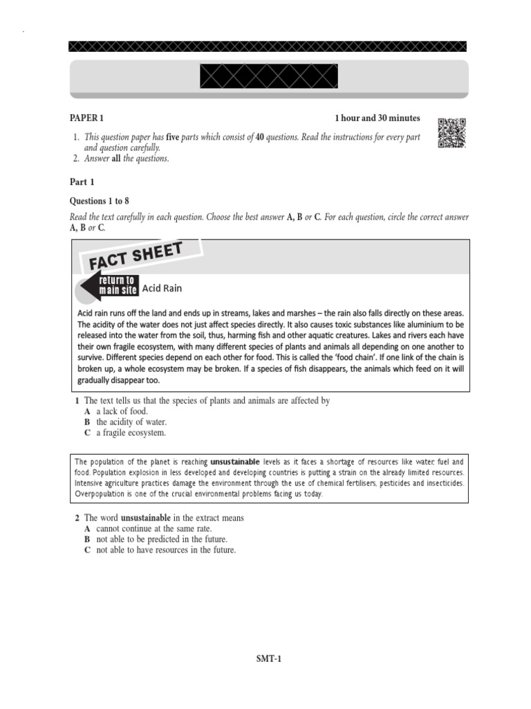 01 MAMD 2021 ENG Tg5-SPM MODEL TEST-QR - F | PDF