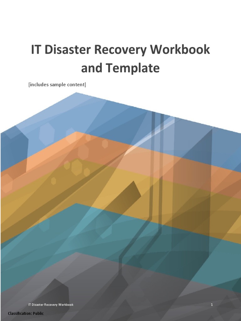 Edc It Disaster Recovery Workbook and Template | PDF | Disaster ...