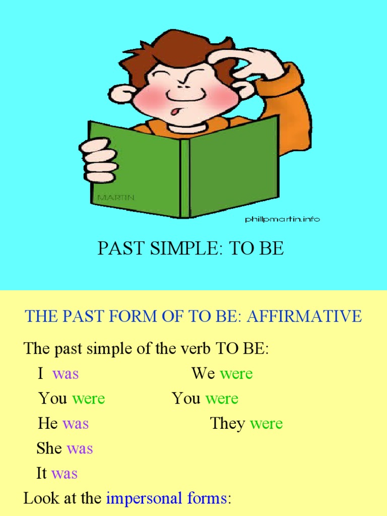 Past Simple To BE | PDF
