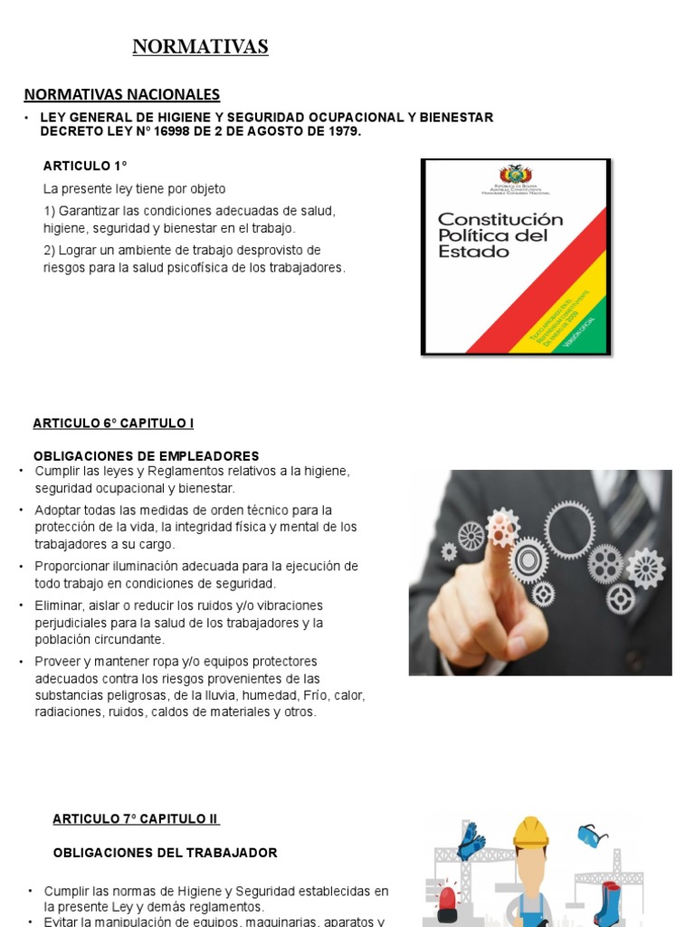 Normativas Diapositivas | PDF