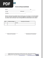 Termo De Responsabilidade De Uso Do Uniforme Pdf