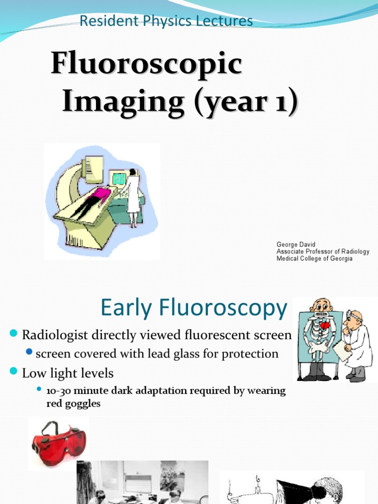 Fluoroscopy and Image Intensifiers | PDF