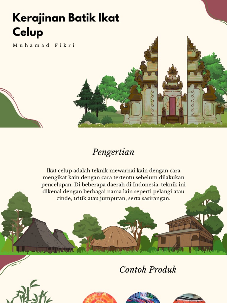 Kerajinan Batik Ikat Celup | PDF