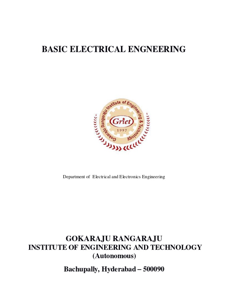 Basic Electrical Engineering Theory 2020 21 Pdf Electrical Network