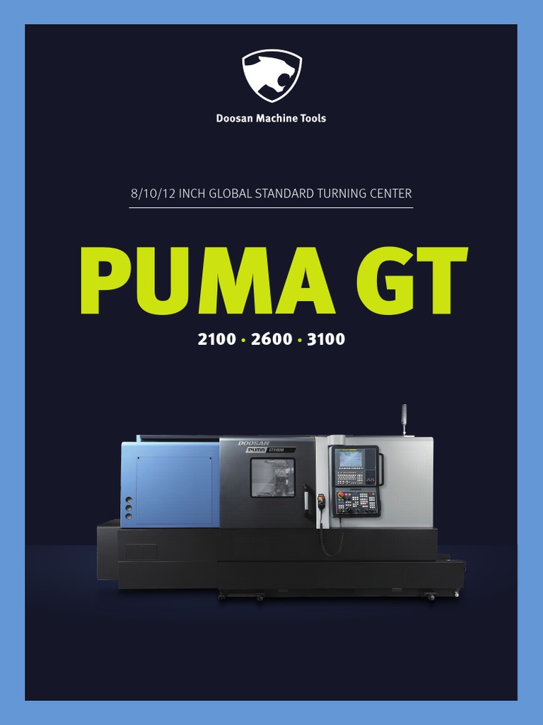 Doosan PUMA GT3100 Catalog | PDF | Drilling | Secondary Sector Of The ...
