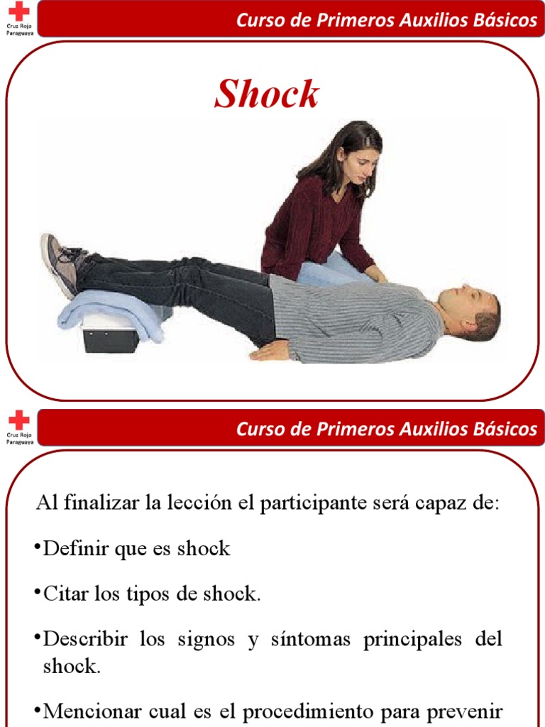 Tipos y Tratamiento del Shock | PDF | Primeros auxilios | Choque ...