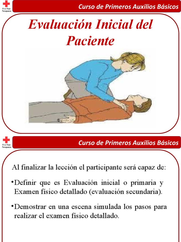 Evaluación Inicial en Primeros Auxilios | PDF | Primeros auxilios | Abdomen