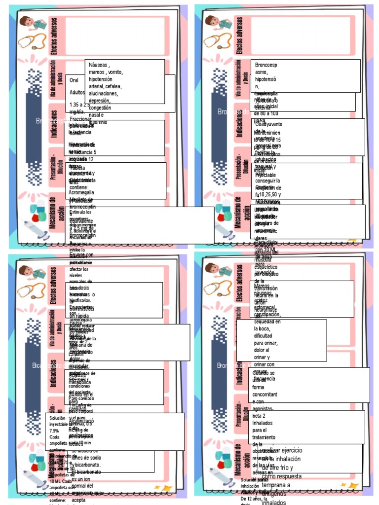 Fichero de Medicamentos 2 | PDF | Enfermedades y trastornos ...