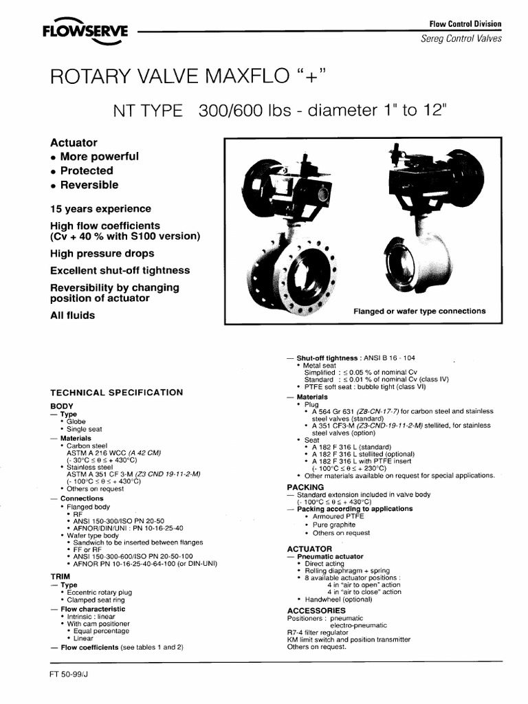 Valtek Maxflo | PDF | Valve | Hydraulics