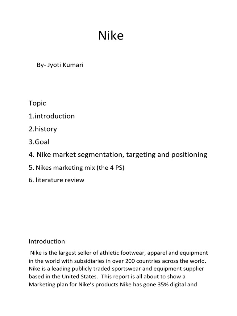 Document 2 | PDF | Brand | Nike