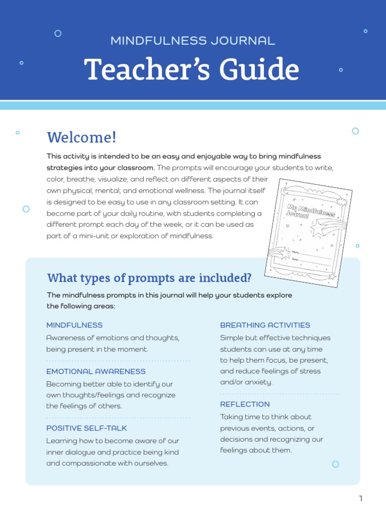 Mindfulness Journal Download | Download Free PDF | Breathing | Mindfulness