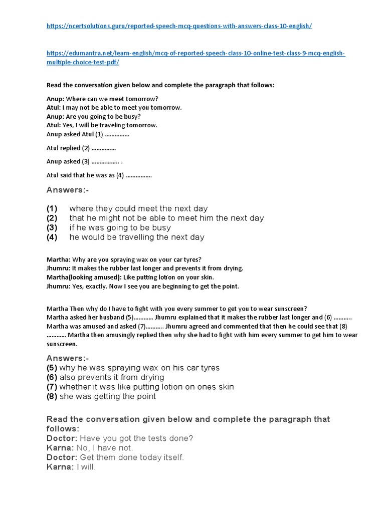 Narration Exercise | PDF