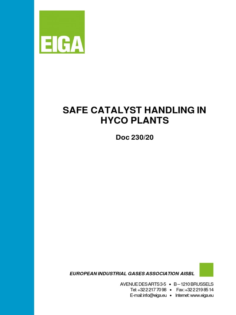 Safe Catalyst Handling in Hyco Plants: European Industrial Gases ...