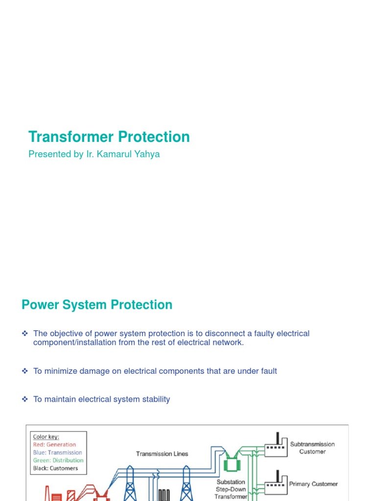 Transformer Protection | PDF | Transformer | Electrical Engineering