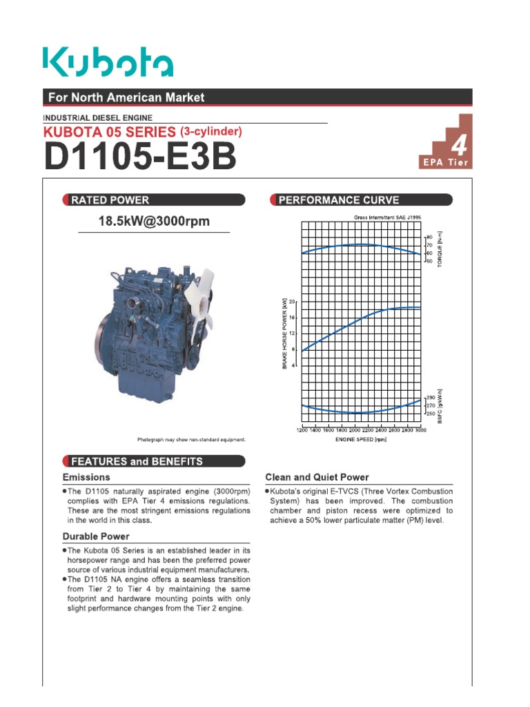 Kubota Diesel Engine D1105 E3b Pdf