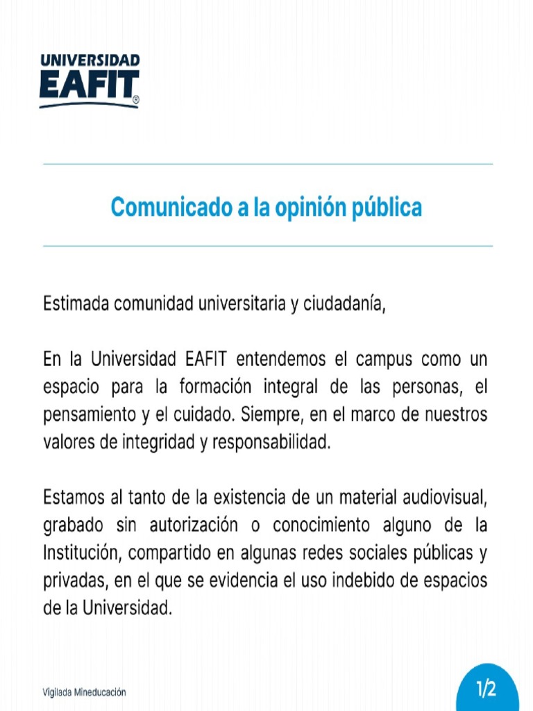 Universidad EAFIT | PDF