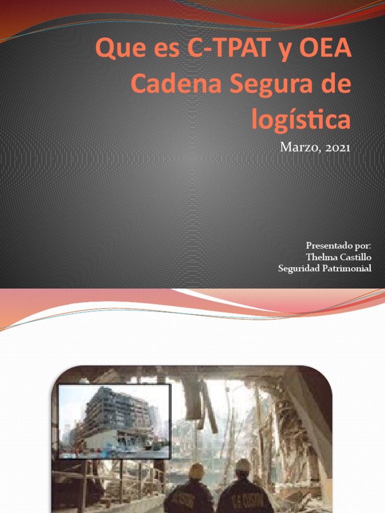 Induccion A C Tpat Oea Pdf Logística El Comercio Internacional