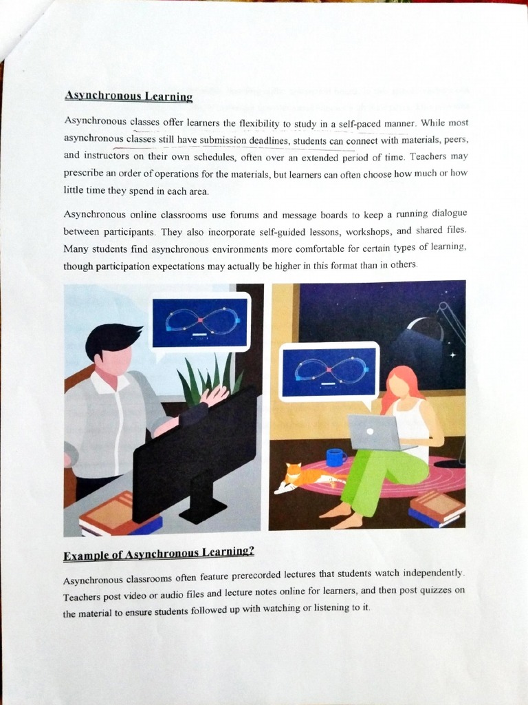 Asynchronous Learning in Education | PDF | Educational Technology ...